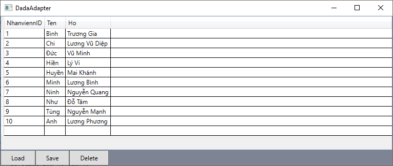 Adonet Dataadapter Dataset Và Datatable Tìm Hiểu Và Sử Dụng