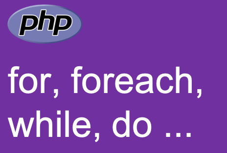 Các vòng lặp for foreach do while trong Php